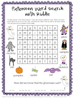 Fun Games 4 Learning: Halloween Literacy Freebies