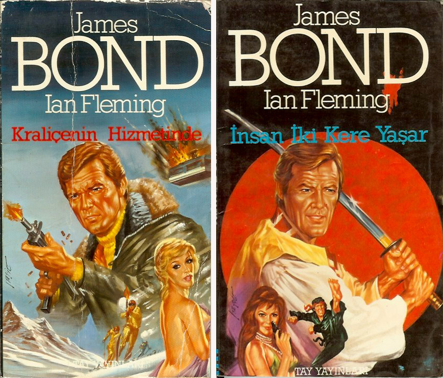 James Bond Books Illustrations