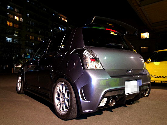 The story of Koh -Swift-: Grey color Swift Sport with TM Square bodykit