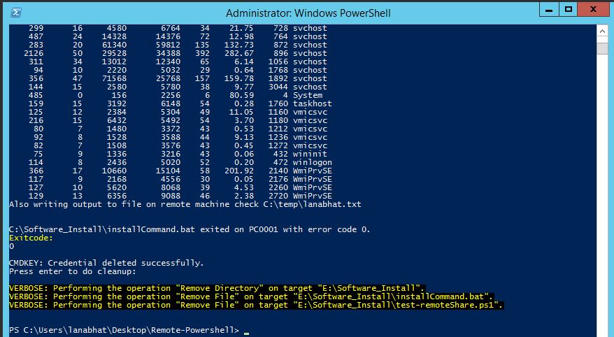 SCCM 2012 Powershell Scripts: Run powershell on remote machine without ...