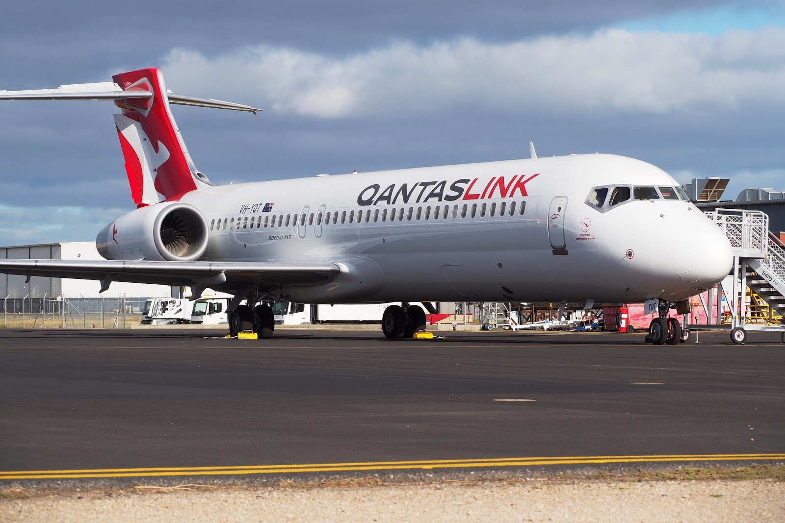 Central Queensland Plane Spotting: Eighth Qantas / QantasLink (Cobham Aviation) Boeing B717-200 ...