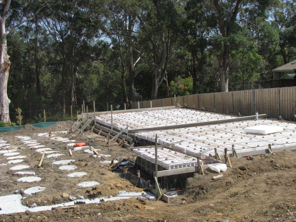 Concrete Slab Work in Progress photos