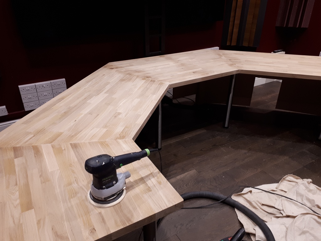 An English Homestead: Making A Huge Desk!