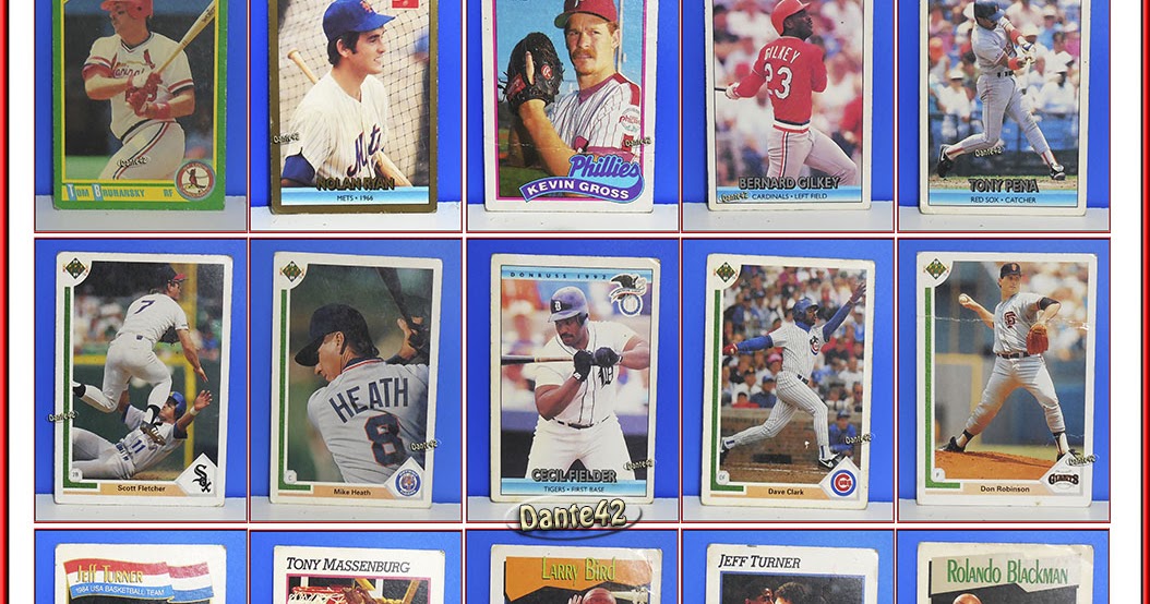 dante42ml: dante42 lote 20 TARJETAS ORIGINAL BASKET Y BEISBOL - MADE IN USA