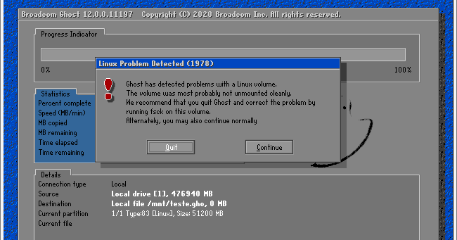 Como está o suporte ao Linux do Ghost (agosto/2020)