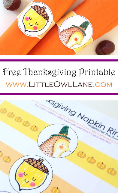 Linzer Lane: Cute Thanksgiving Table Freebie