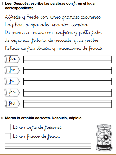 El blog de la seño Nieves: Palabras con fr