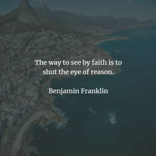 70 Famous quotes and sayings by Benjamin Franklin