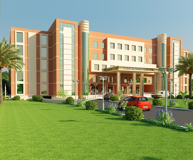 Company Offices Commercial Factory 3D Front Elevation Design ...