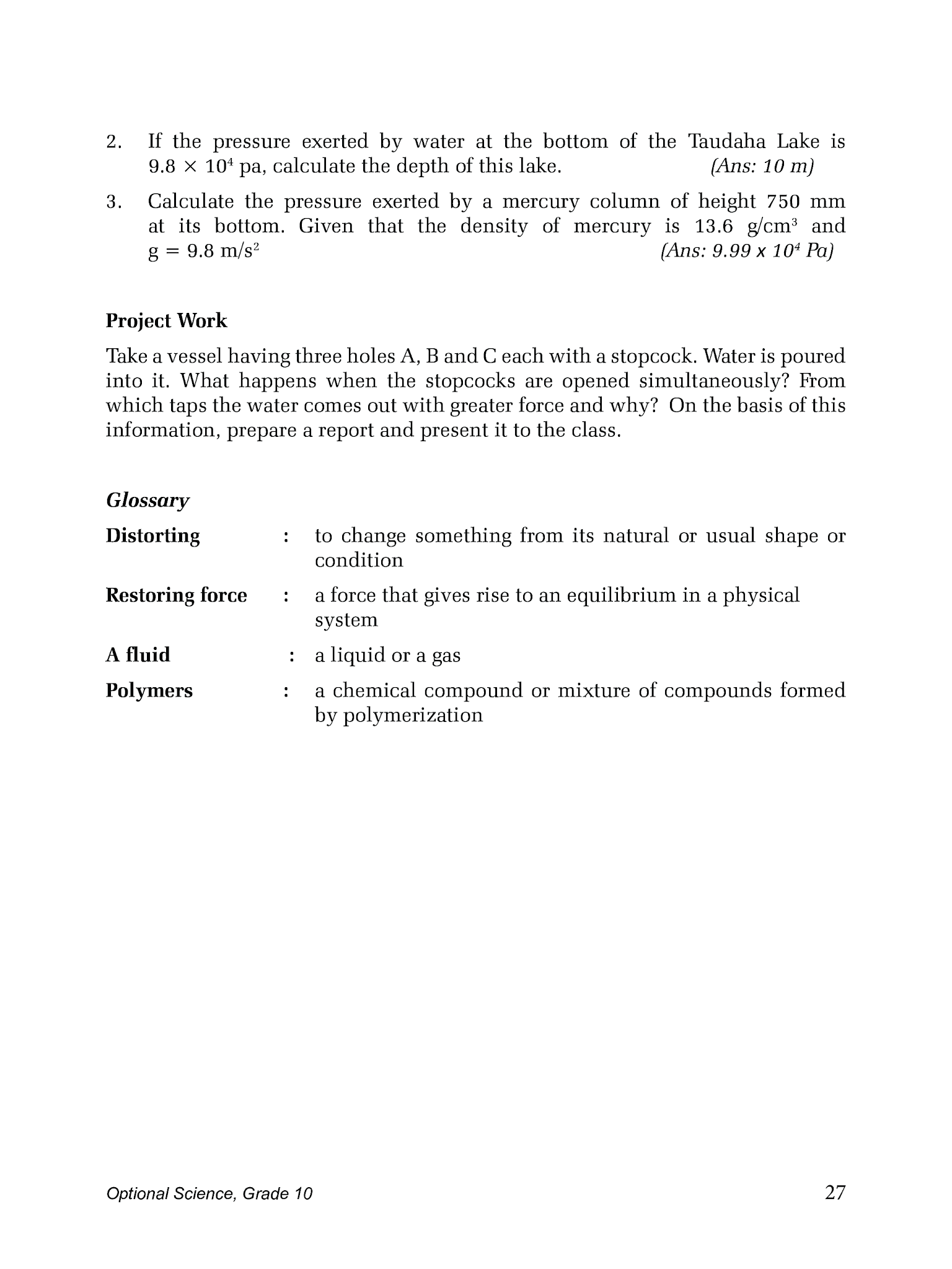 Optional-Science-Grade-10