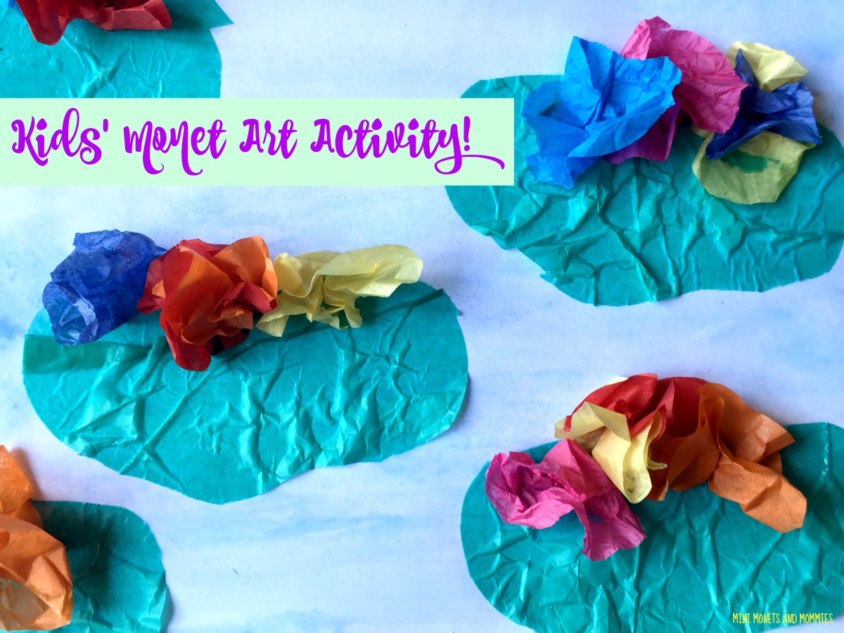 Mini Monets and Mommies: Spring Flower Kids' Art Actvity, with Monet