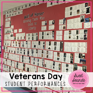 Veterans Day in the Music Room | Sweet Sounds