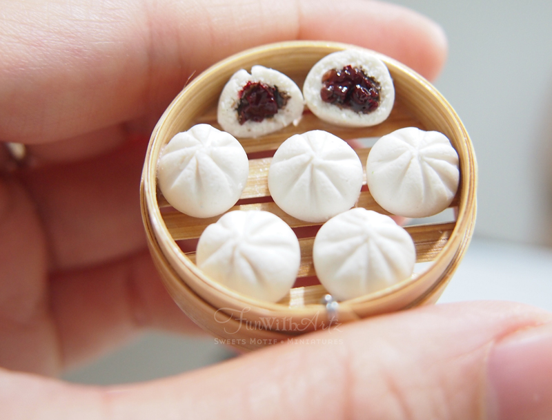 Clay Classes, Miniature Food in Dollhouse Scale BJD Props