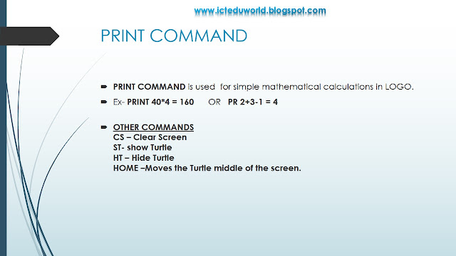 Programming with LOGO | ICT eduworld | ICT IN EDUCATION | ICT TOOLS ...