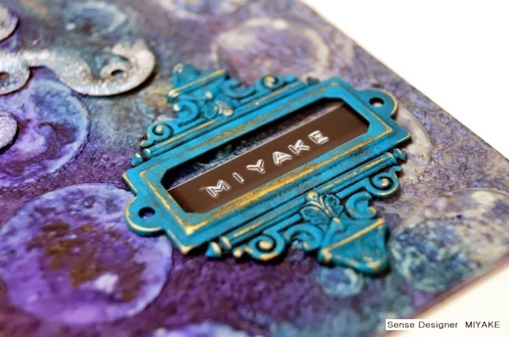 STUDIO H ART: Mixed Media Note Cover