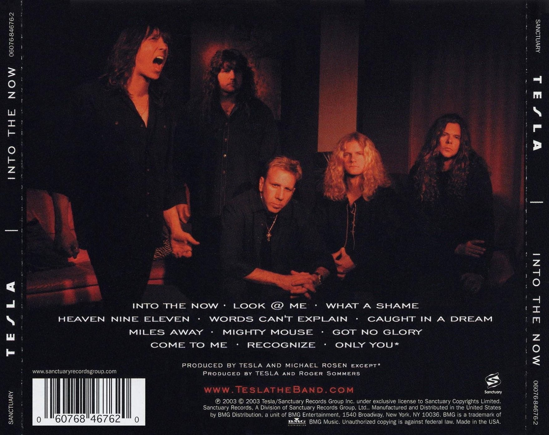 Classic Rock Covers Database: Tesla - Into the Now (2004)