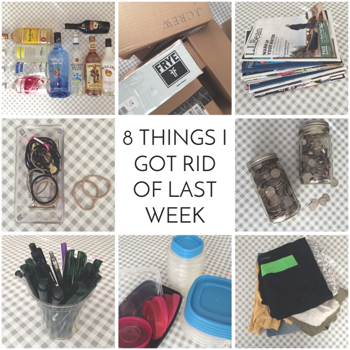 LIFE AS YOU LIVE IT: 8 THINGS I GOT RID OF LAST WEEK!