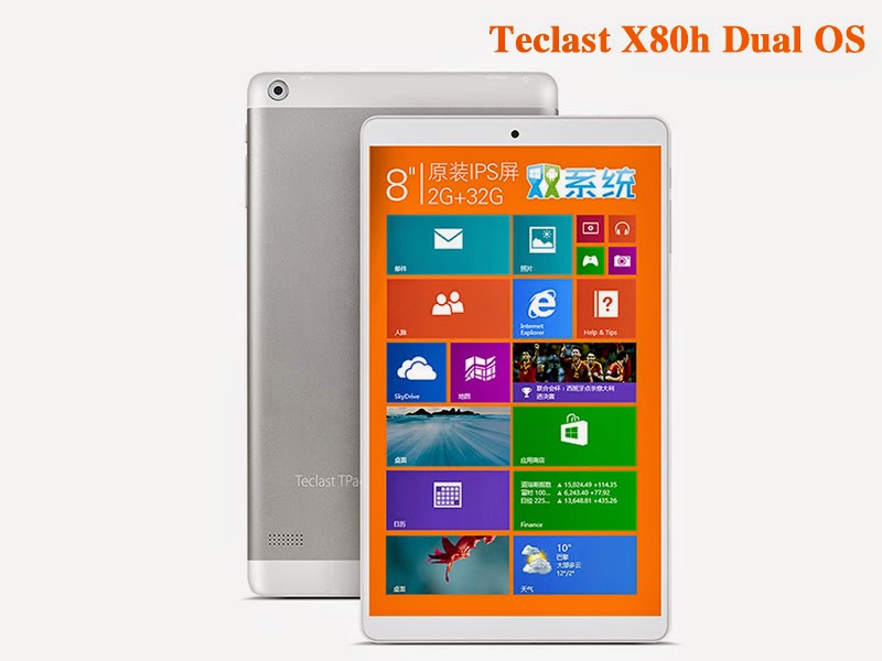 Tablet PC di Marca: TECLAST X80h Dual OS 64 bit Windows 8.1 Android 4.4 ...