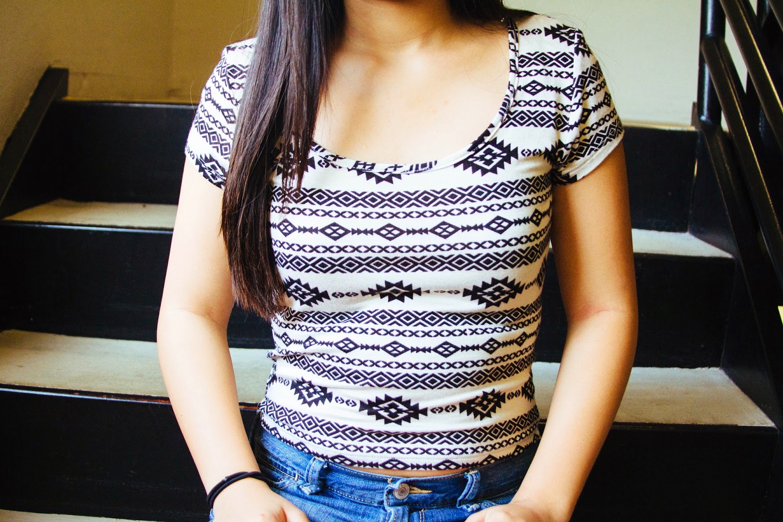 Two Ways to Wear: Tribal Print Crop Top |Livin' and Lovin'