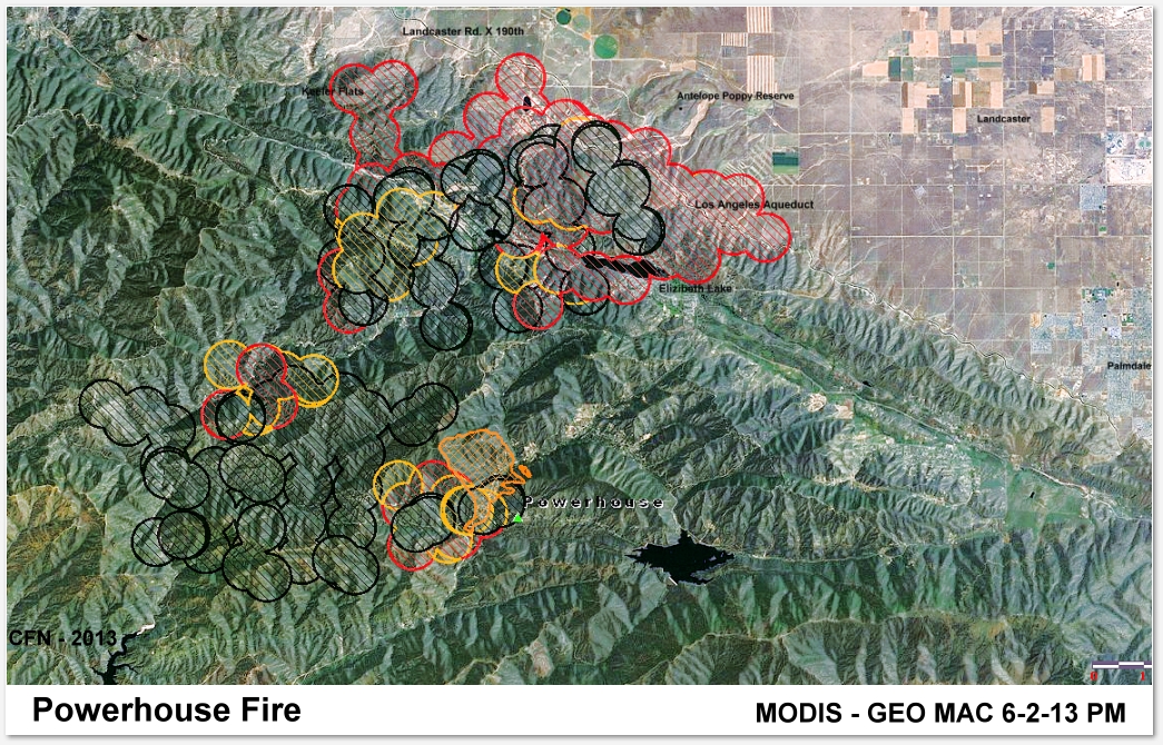 CFN - CALIFORNIA FIRE NEWS - CAL FIRE NEWS : Powerhouse Fire 29,585 ...