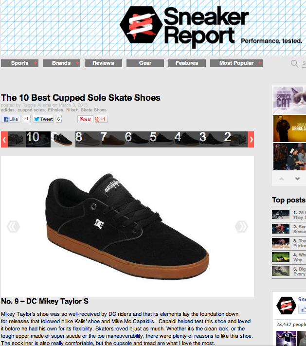 DC Public Relations: 10 Best Cupped Sole Skate Shoes