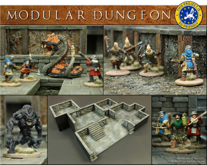 Tabletop Fix: Modular Dungeon - The 4th Level Kickstarter