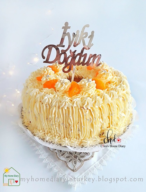 Citra's Home Diary: Mandarin Orange Chiffon Cake. Recipe with video ...
