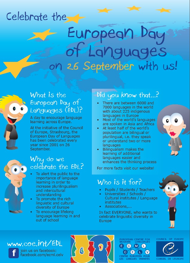 Inglés: European Day of Languages - 26 September 2015