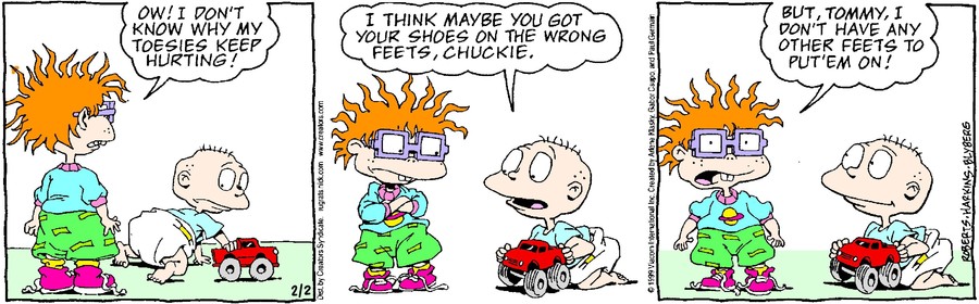NickALive!: Classic Rugrats Comic Strip for February 2, 2021 | Nickelodeon