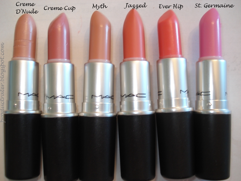 Productrater!: MAC Lipstick Collection and Swatches