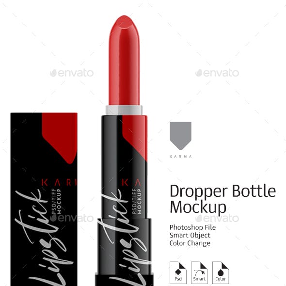 100+ Best Lipstick Mockup Templates | Free & Premium