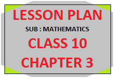 Blogs On Lesson Plan Class 10 For Mathematics Teacher