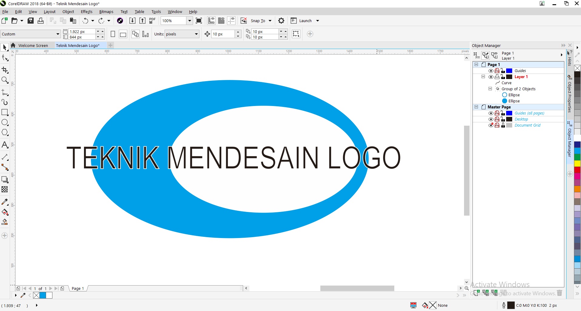 Modul Multimedia. Dasar Desain Grafis. Teknik Mendesain Logo di ...