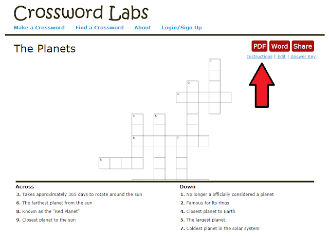 How to use Crossword Labs (tutorial)