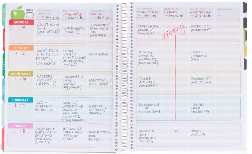 Stepping Into Science: Erin Condren Teacher Planner Review Part 2 ...