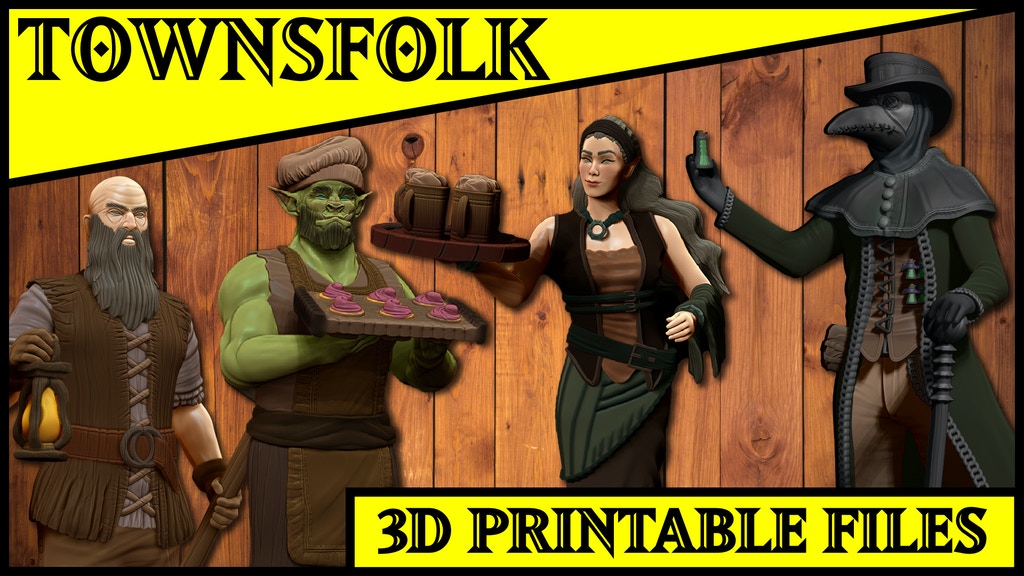 Tabletop Fix: Mia Kay - Townsfolk Collection Kickstarter