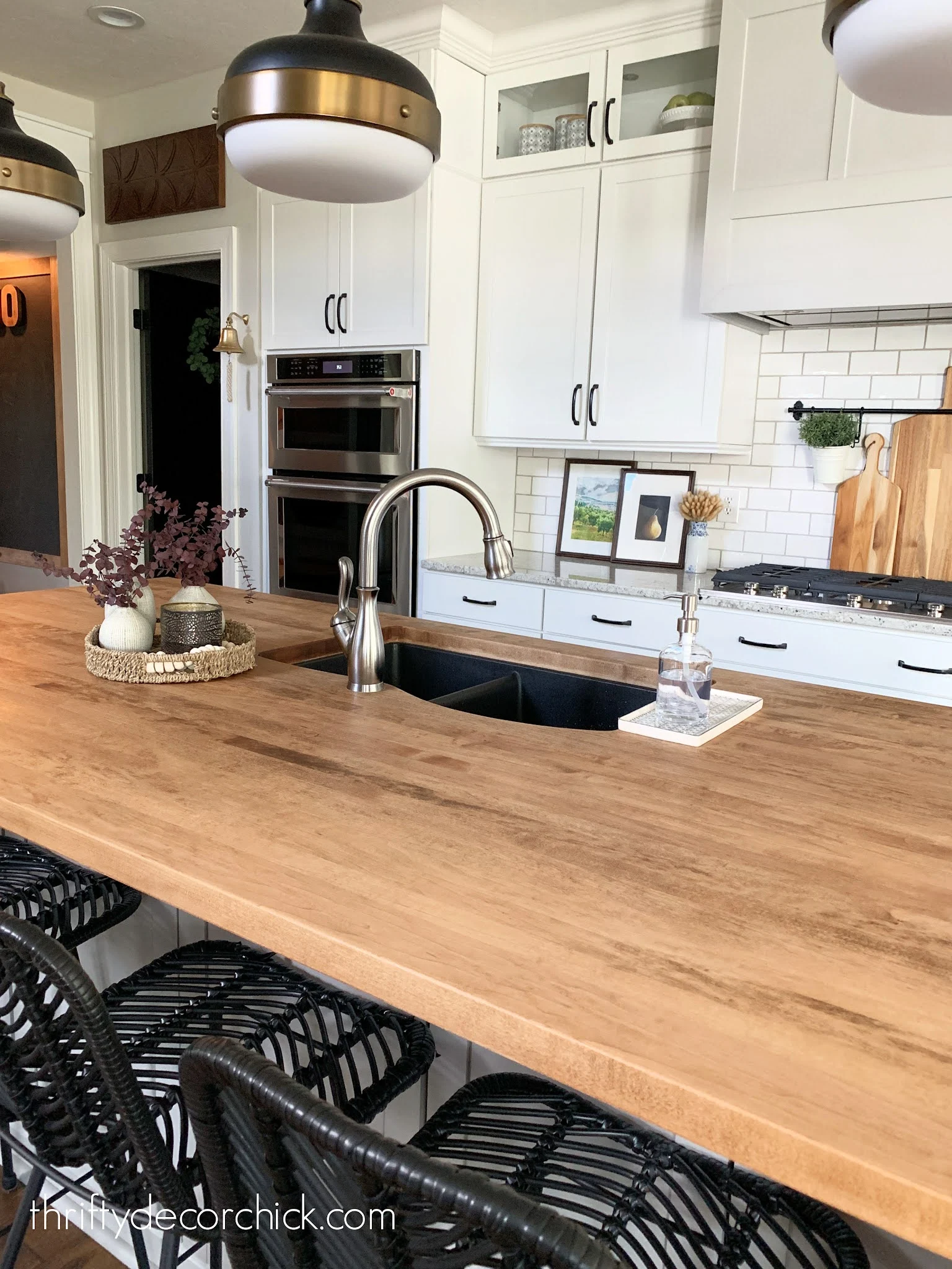 How Our Wood Counters Have Held Up Years Later | Thrifty Decor Chick ...