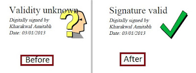 Free Computer And Mobile Solutions: Digital signature showing question ...
