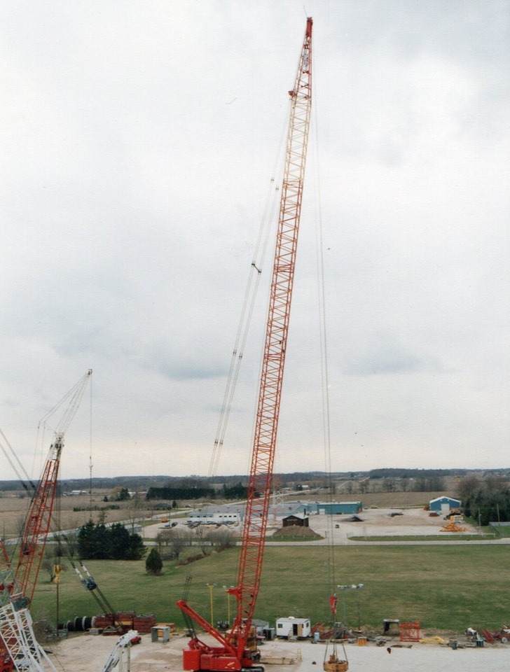 Industrial History: Crane load testing