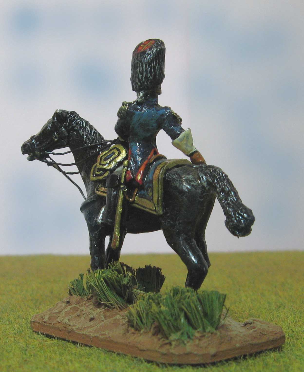 One man and his brushes.: "Heads up, gentlemen, these are bullets, not ...