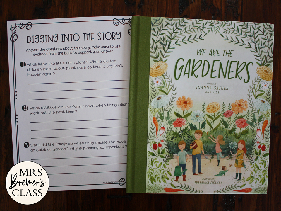 We Are the Gardeners | Mrs. Bremer's Class