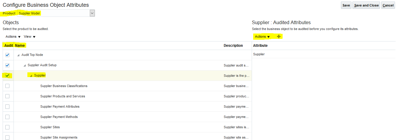 Oracle Applications Blog Supplier Auditing Report In Oracle Cloud How To Enable Auditing In