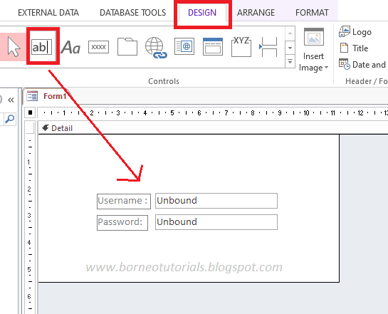 Cara Membuat Form Login Password Ms Access Menggunakan Macro ...
