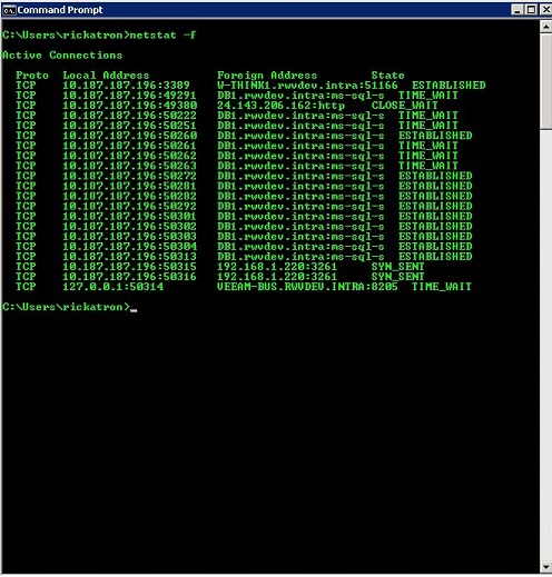 Troubleshoot PC system: Netstat commands and their USE