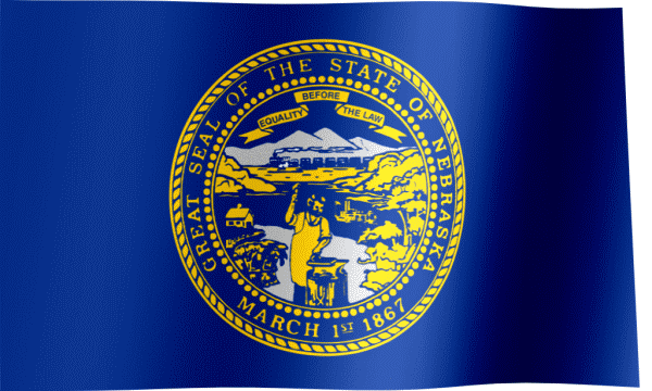 Flag of Nebraska (GIF) - All Waving Flags