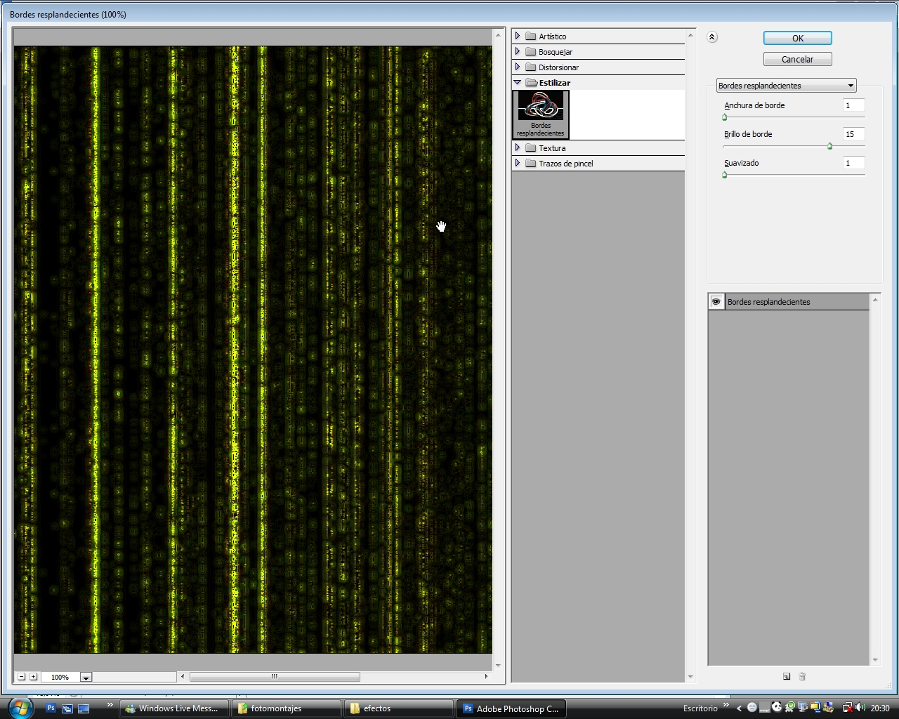 mi amigo el photoshop: Tutorial efecto matrix