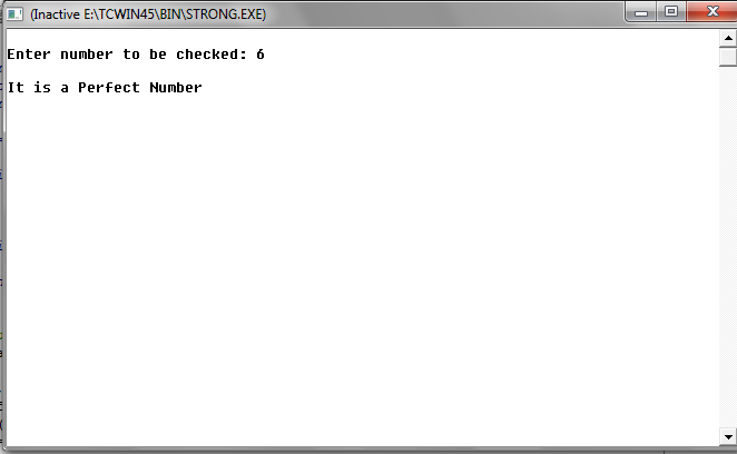 Learn C language: C program to check if number is Perfect number or not