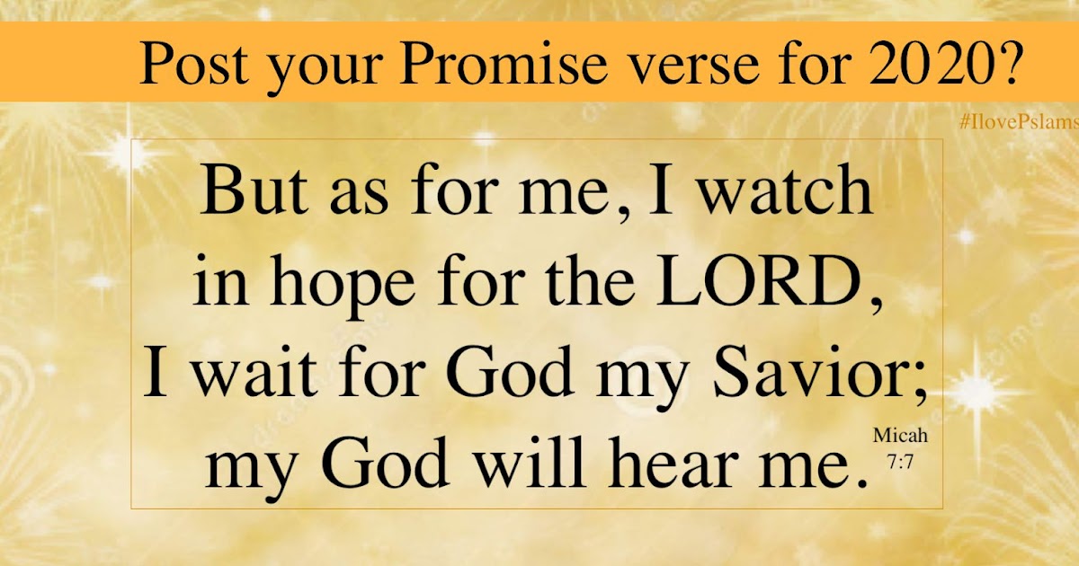 5 Promise Verses for 2020