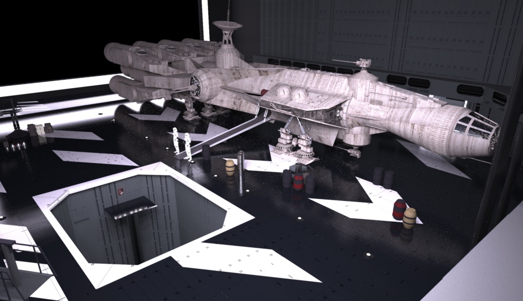 Stinson's All Things Star Wars Blog: Millennium Falcon: what might have ...