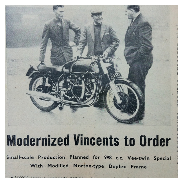 Smoke and Throttle: NORVIN Vincent - Norton Specials manufactured in ...
